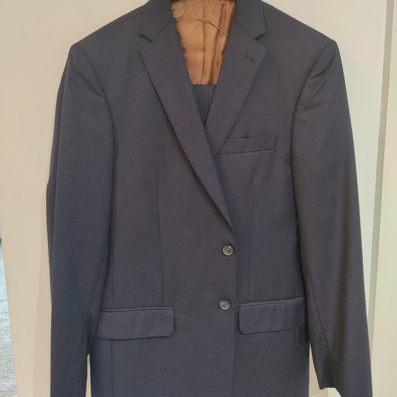 Jos. A. Bank | Suits & Blazers | Mens Jos A Banks 0 Wool Slim Fit Navy ...